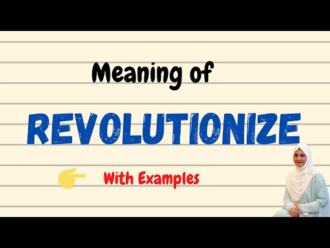 Daily vocabulary | Revolutionize Meaning | Vocabgram