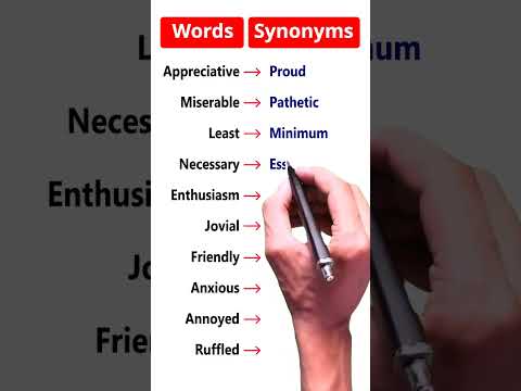 Alternate Words - Similarities - Synonyms #shortsvideo #learnenglish #esl