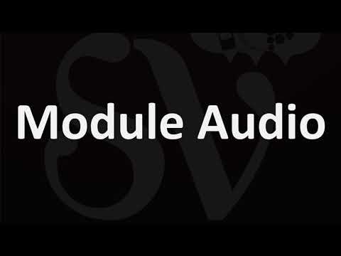 How to Pronounce Module Audio?