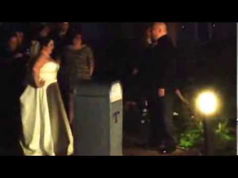 Push The Talking Trash Can Appears at Grand Californian Wedding February 2014