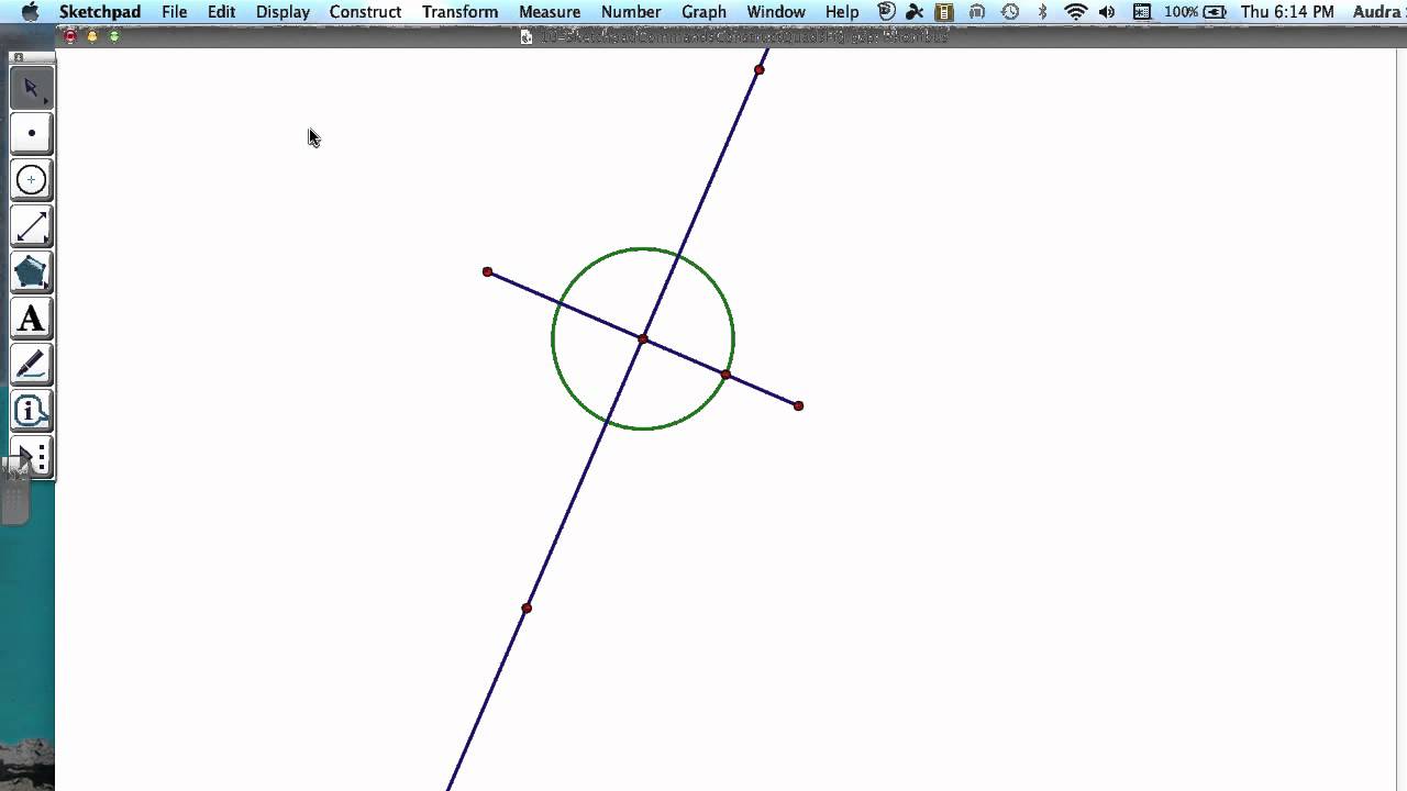 Constructing Rhombus Geometers Sketchpad Compass Straightedge