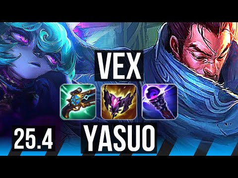 VEX vs YASUO (MID) | 10/1/8 | KR Grandmaster | 25.4