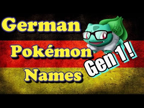 German Pokémon names Part 2! - Bulba Tube
