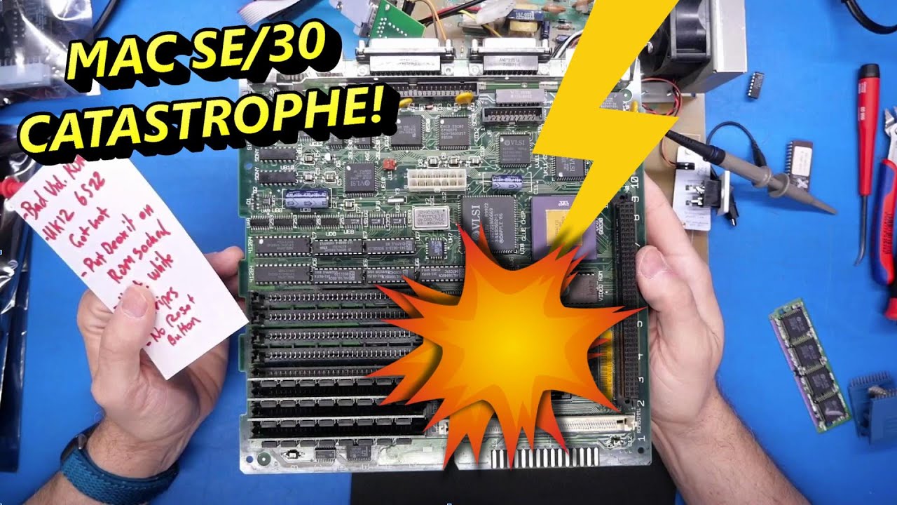 Troubleshooting the Mac SE/30 Motherboard: A Journey of Repair and ...