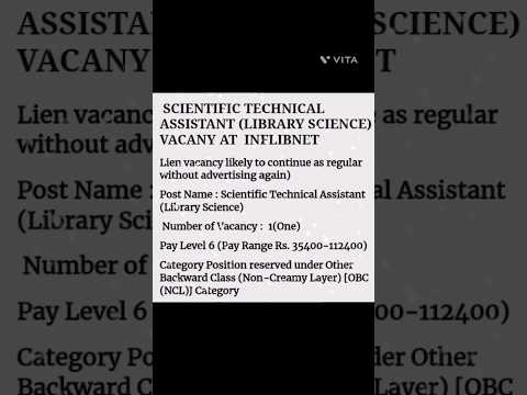 Library Recruitment | LIS Jobs | Gov. Jobs