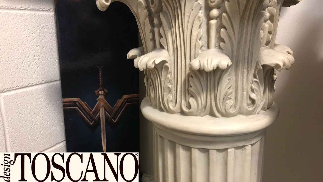 Greek Roman Column Pedestal & Wheel Base
