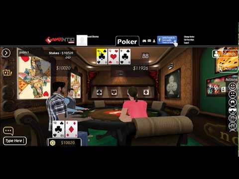 Basic idea of how to play online poker in Gamentio