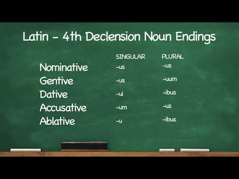 Pjesma pune latinske deklinacije