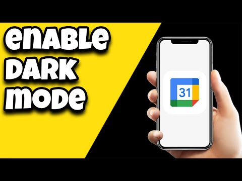 How To Enable Dark Mode On Google Calendar App