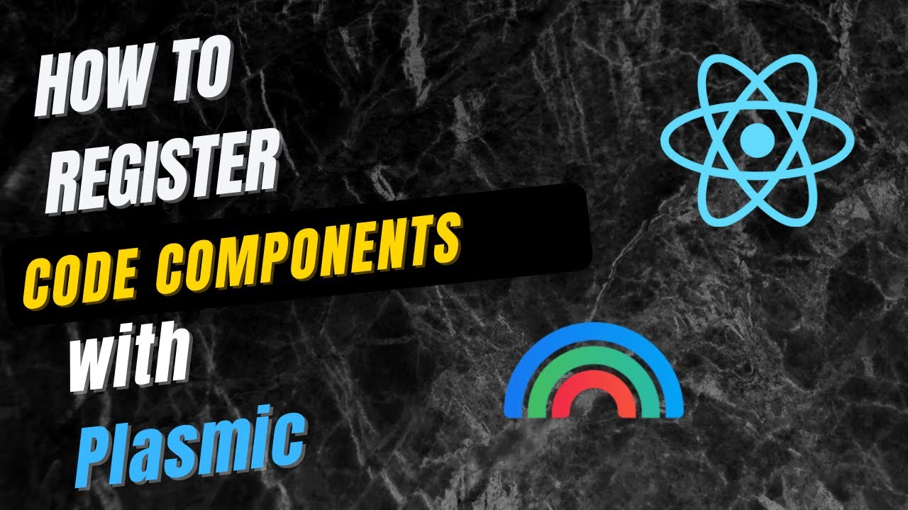 How to Register Code Components in Plasmic Studio ( Plasmic | Code Components | Reactjs )