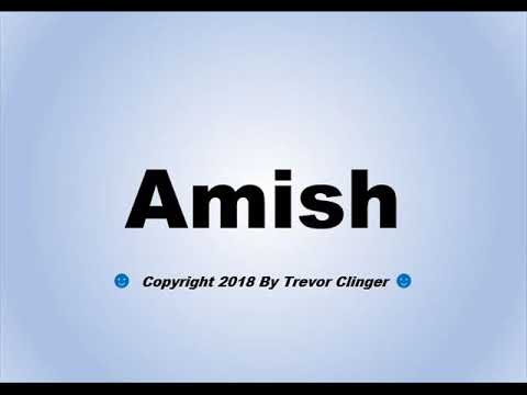 How To Pronounce Amish