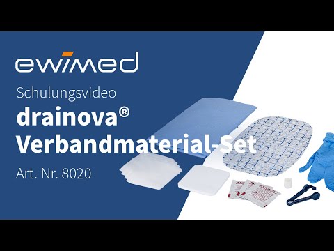 Schulungsvideo | drainova® Verbandmaterial-Set | Anleitung zum Verbandswechsel