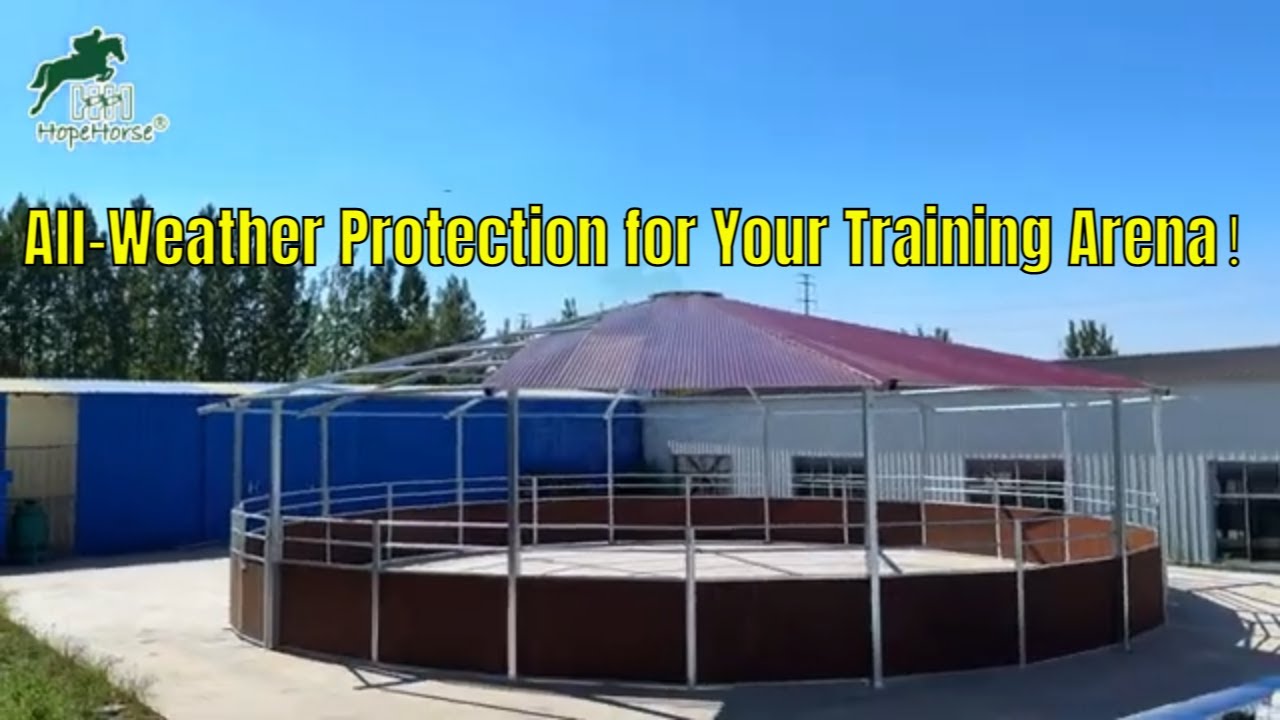 Round Pen Cover: All-Weather Protection for Your Training Arena
