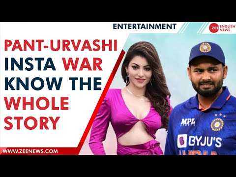 Urvashi calls Pant ‘Cougar Hunter’, he says ‘mera peecha chooro’, whole story | Zee English New