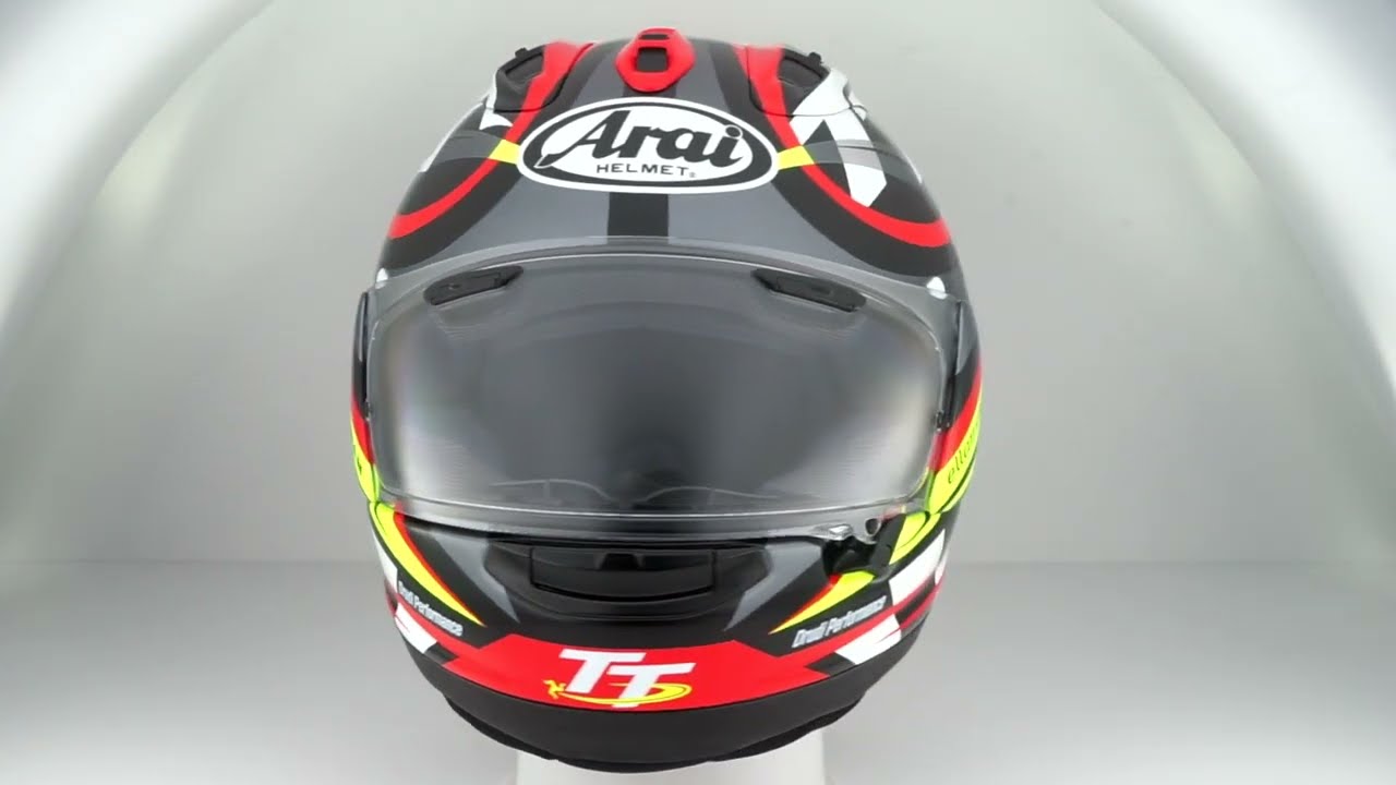 Motomobi News | Arai Rilis RX-7V Edisi Isle of Man TT, Didesain Oleh ...