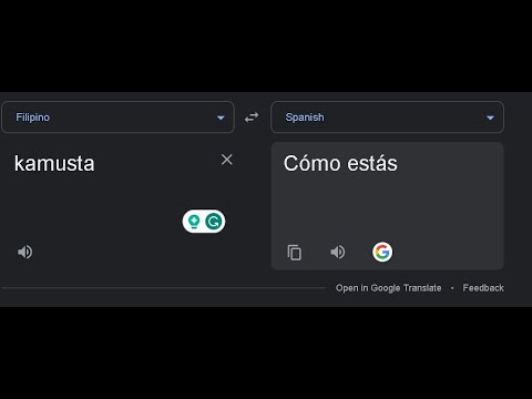Tagalog to Spanish Translation using AI