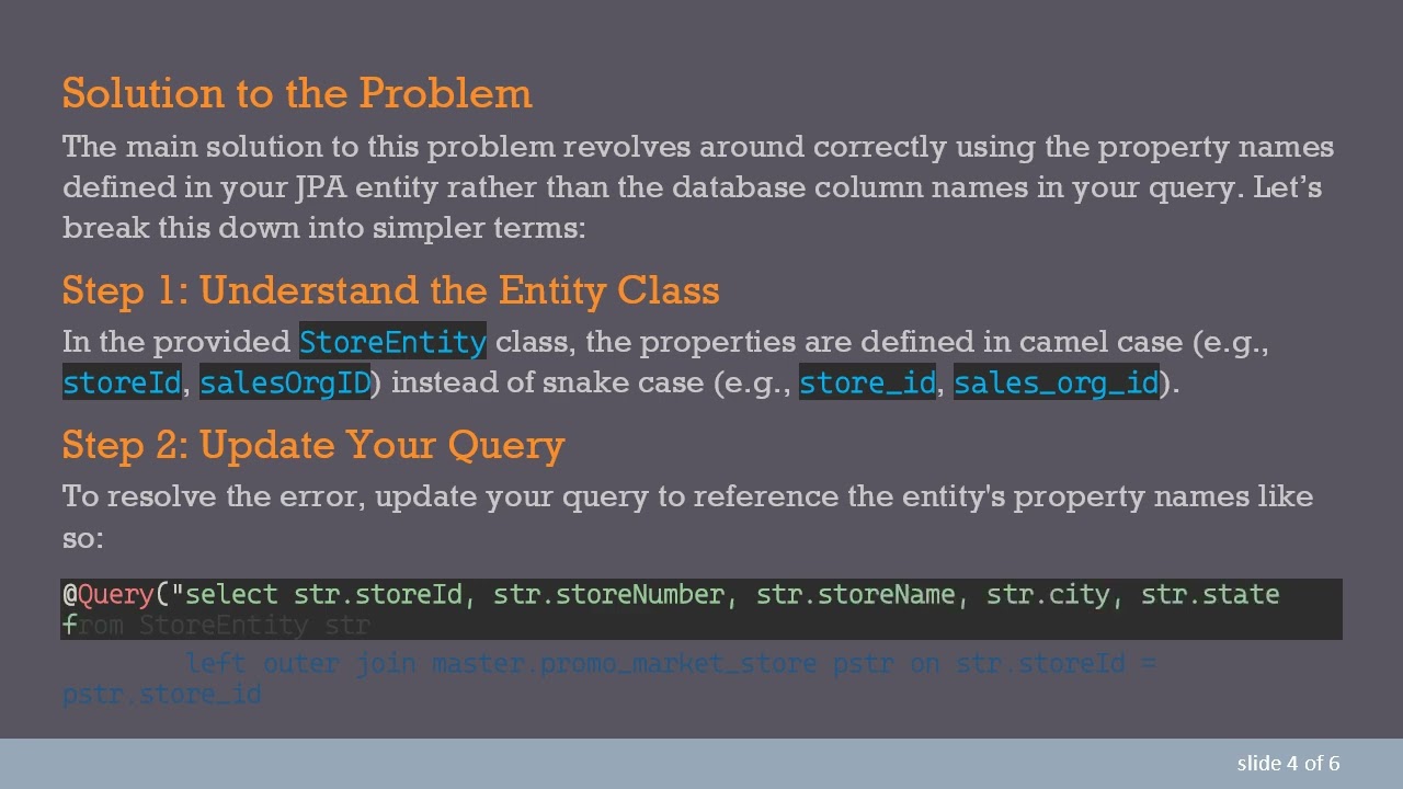 Resolving the Invocation of init method failed Error in Spring Data JPA