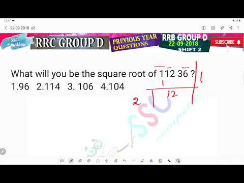 what will be the square root of 11236