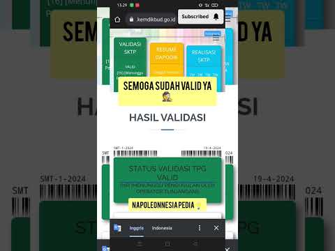 New Update Validasi INFO GTK 2024 - Yuk Cek Hasil Validasi Sertifikasi nya #infogtk #sertifikasiguru