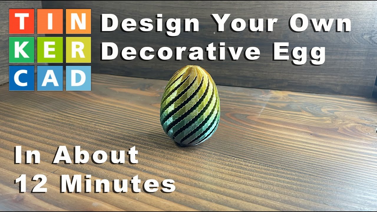 How To Make This Decorative Spiral Egg in 12 minutes