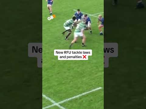 New RFU tackle laws and penalties at community level #rugby