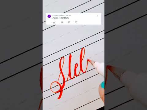 Stella is on fire! Say my beautiful name. Practice writing with me.