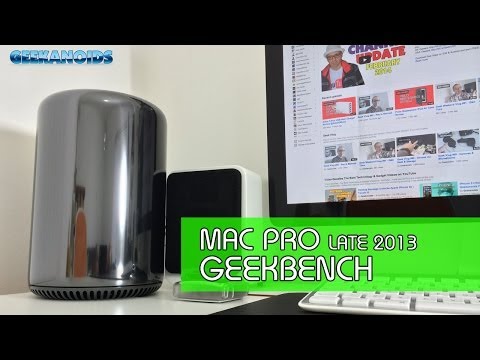 Late 2013 Apple Mac Pro Geekbench 3 Benchmark