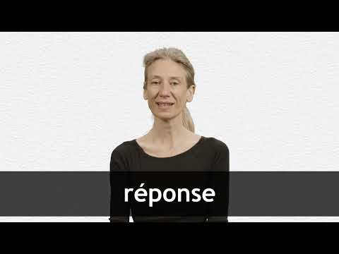 English Translation of “RÉPONSE” | Collins French-English Dictionary