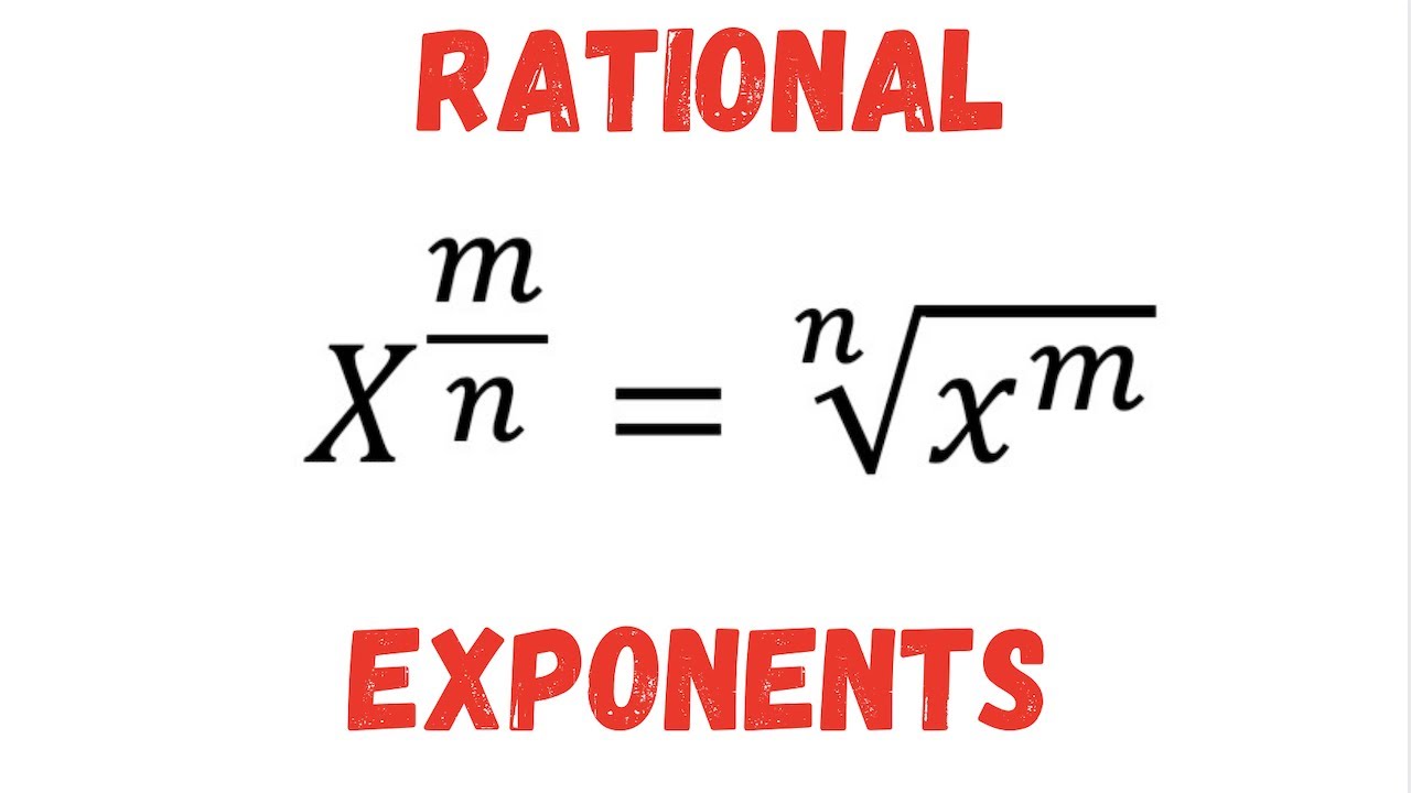 Rational Exponents - Exponent Laws