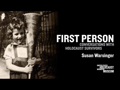 2022 First Person with Holocaust Survivor Susan Warsinger