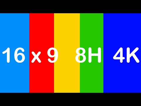 4k HD LCD Screen Burn in Fix Stuck Pixel Fix 8hr Monitor 16x9 (Epilepsy Warning)