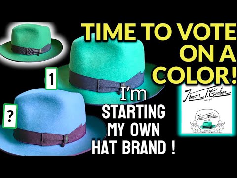 Felt Color Swatches for KTG Hats- Custom Hat Creation Number 1 - Kevin’s “Trademark” Style!