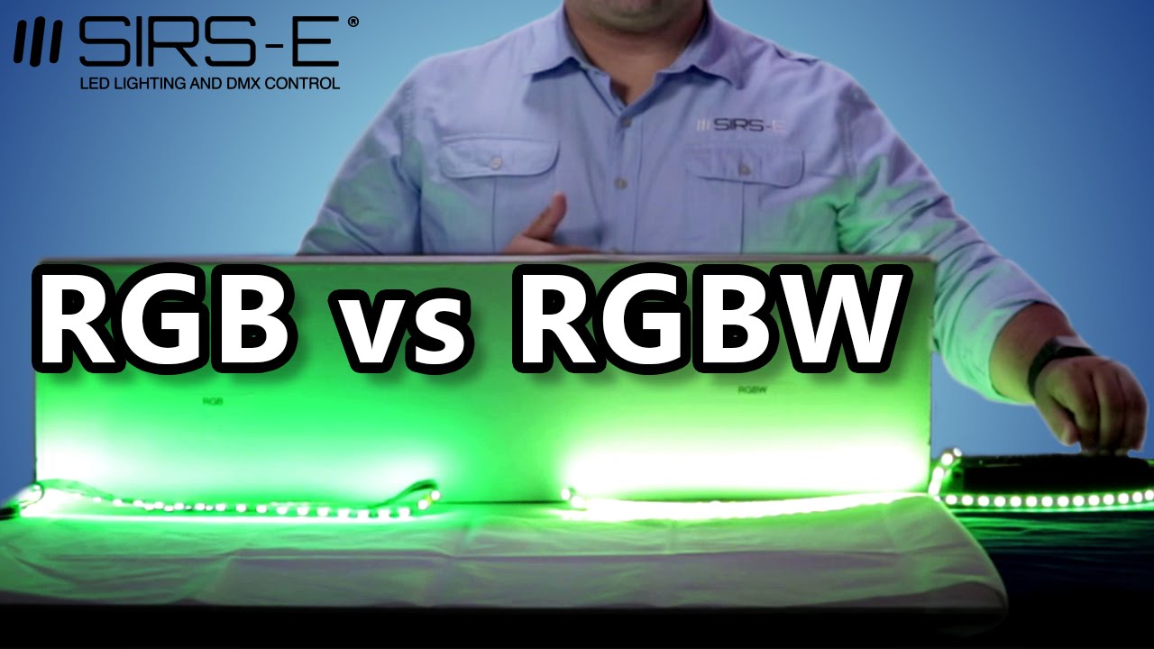 RGB vs RGBW LED Strips Differences by SIRS-E