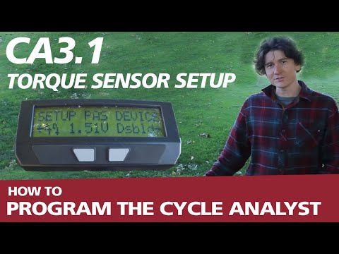 How to Setup a Torque Sensor with a V3.1 Cycle Analyst