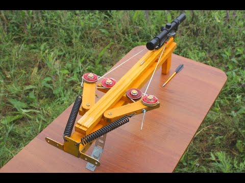 How to Build a Crossbow - Best DIY Compound Crossbow Video