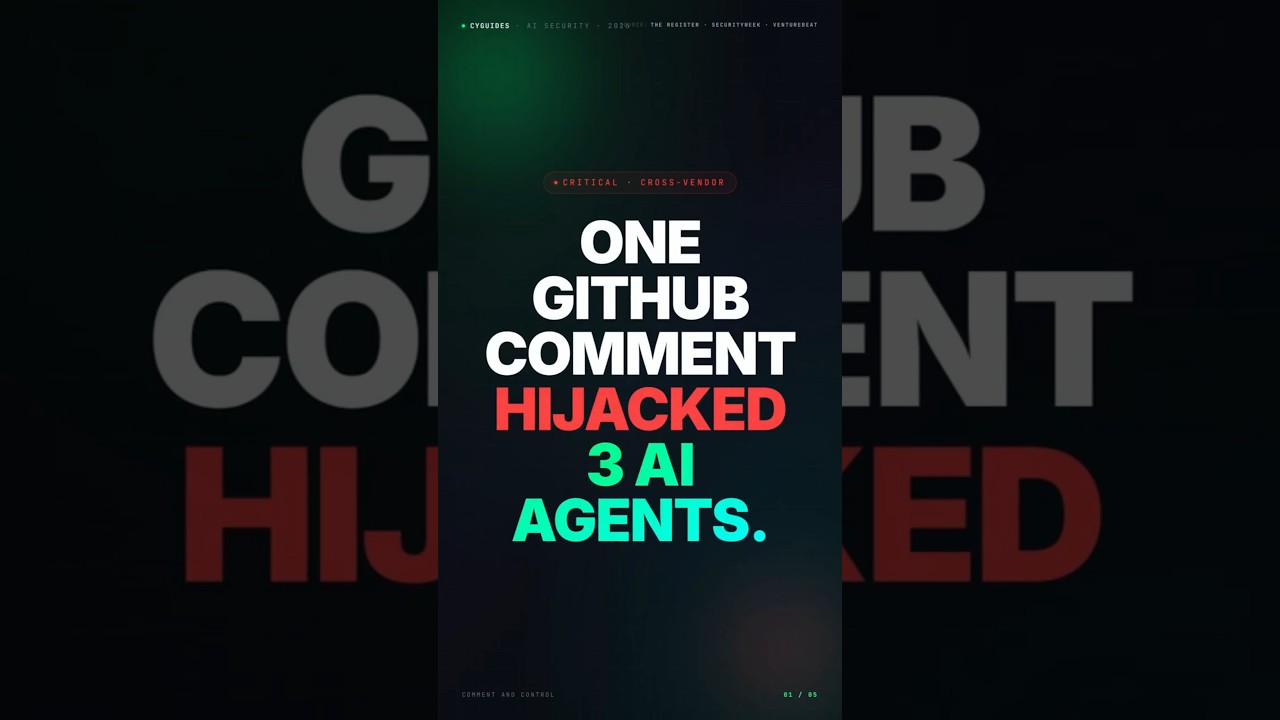 One GitHub comment hijacked 3 major AI coding agents