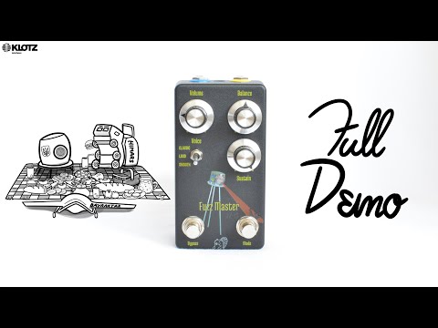 Drunk Beaver Fuzz Master pedal DEMO | Maestro Fuzz Tone FZ-1S | STRAT & 5 string BASS w/ Orange amp!