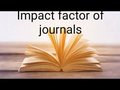Impact factor of a journal