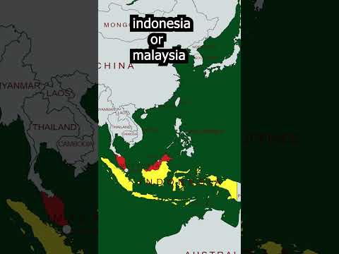 malaysia or indonesia map video