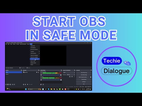 How to Start OBS in Safe Mode