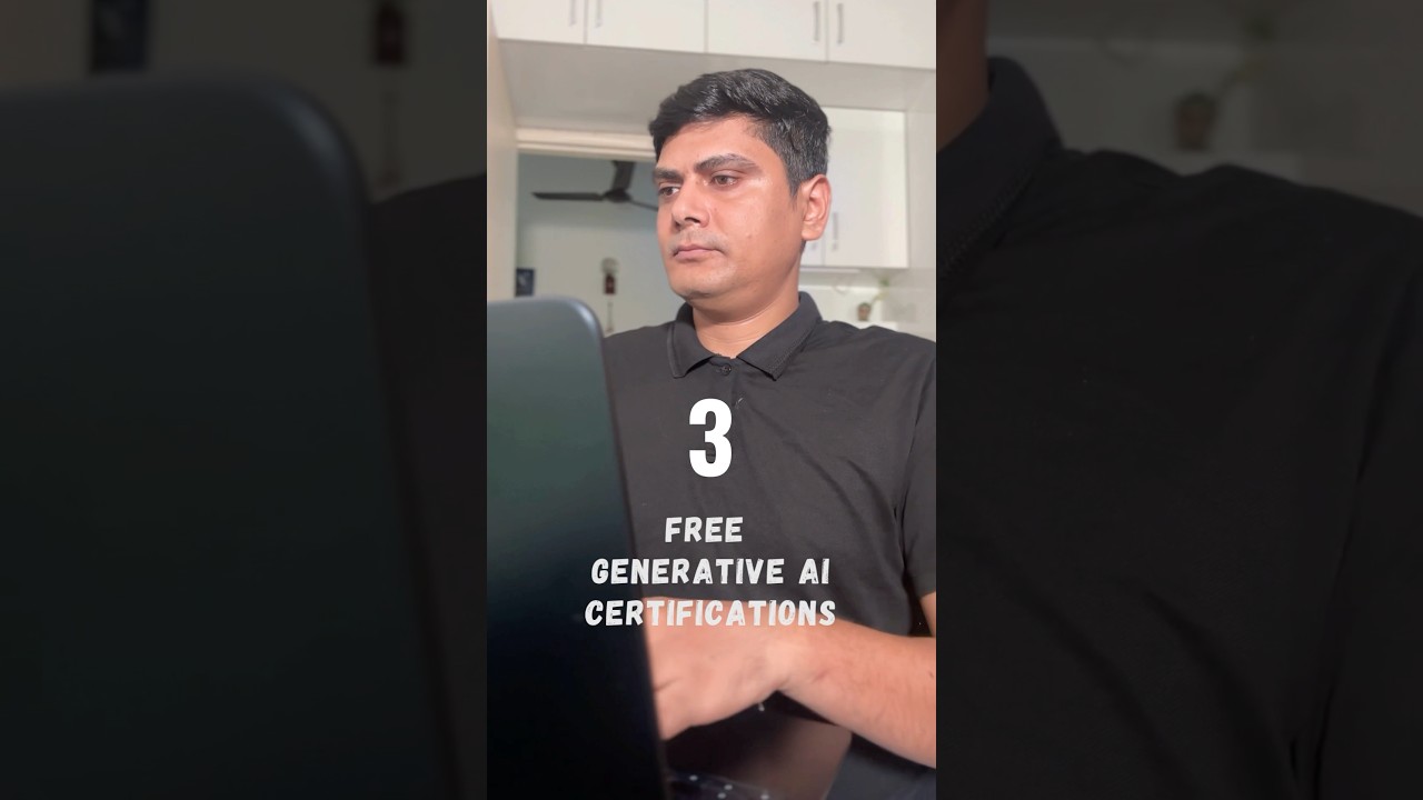 Generative ai certifications free #ai #coding #certification #gpuprogramming #gpu