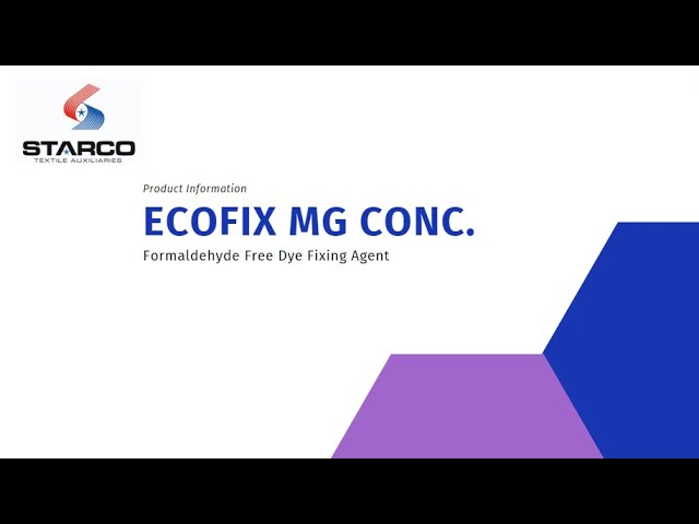 Dye Fixing Agent - Dye Fixing Agent Ecofix MG Conc. Manufacturer from ...
