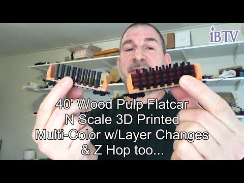 STL file 40' N Scale Wood Pulp Flatcar for Micro-Trains Medium Shank ...