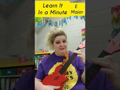 Ukulele chord instruction #16 E Major