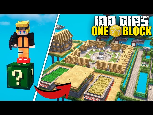 One block luckyblock hardcore - version extreme Minecraft Map