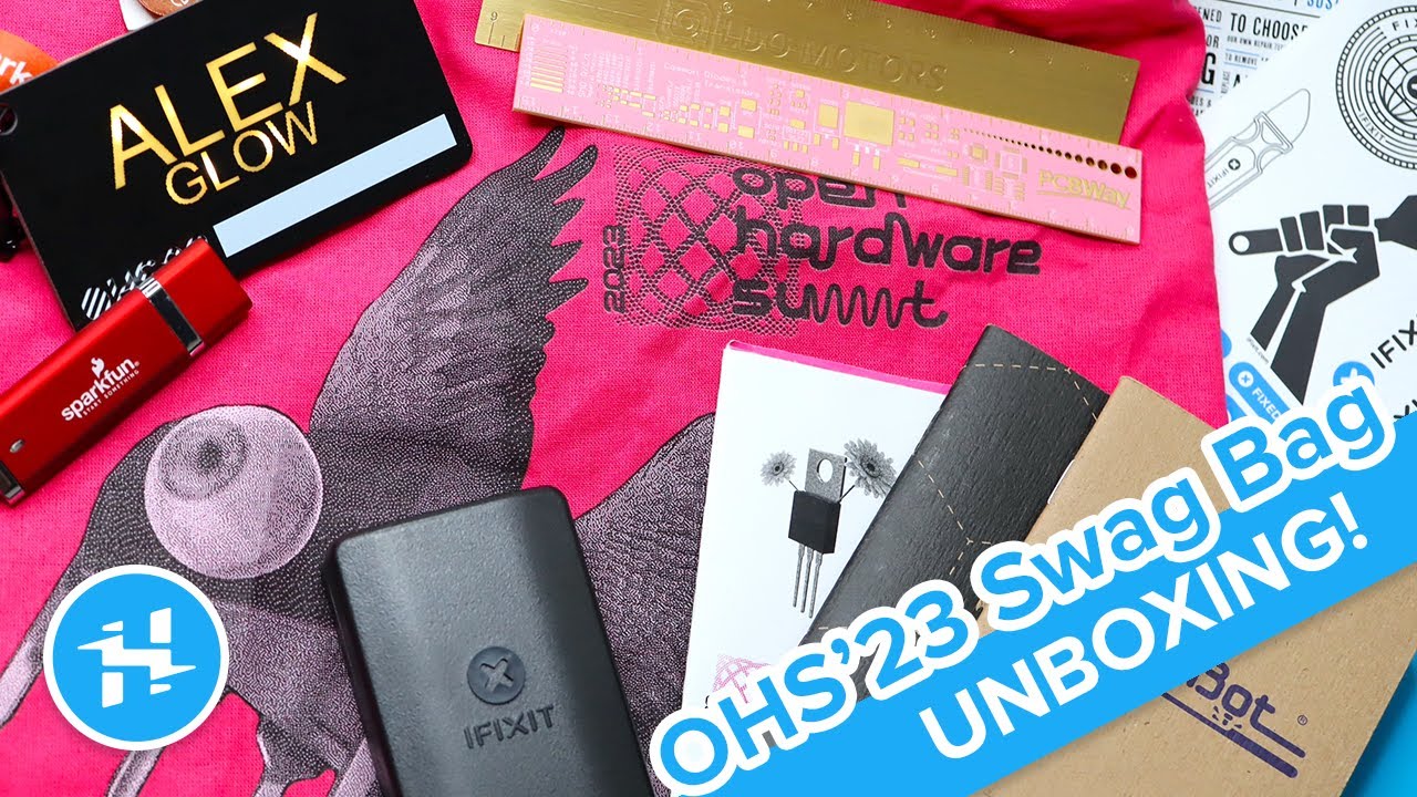 Open Hardware Summit '23 Swag Bag // Unboxing
