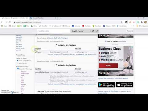 Using WordReference