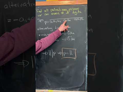 palindromic primes