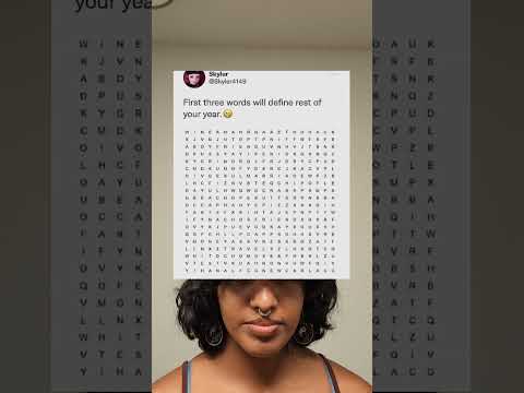 What Are Your First Three Words