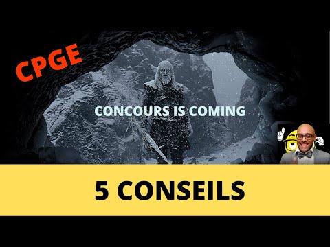 5 conseils pour réussir en classe prépa en vu des concours #maths #prépa